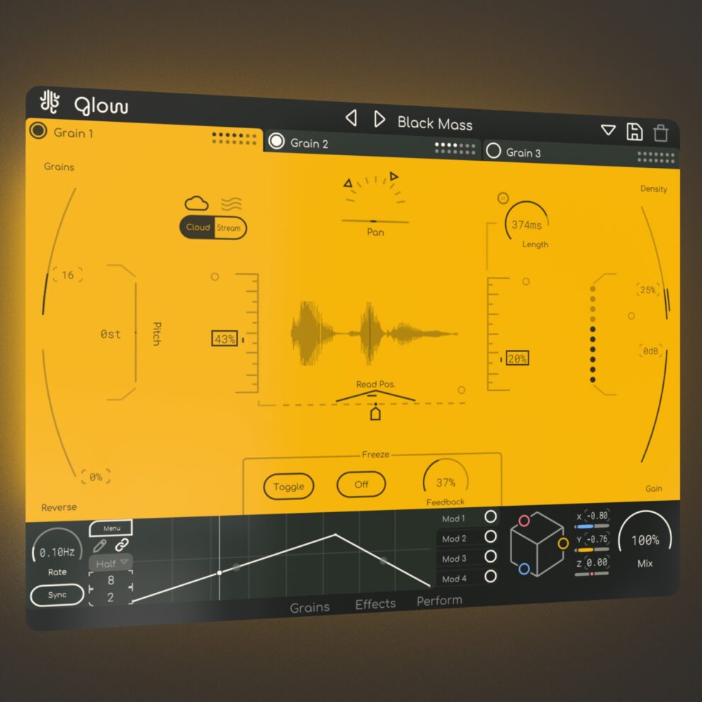 New Release: Glow, an Audio Plugin for Mass Granulation | Lese