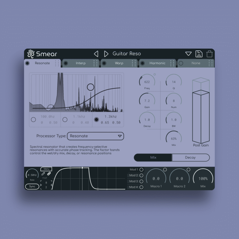 Smear | Spectral Chaos VST3 / AU Plugin | Lese